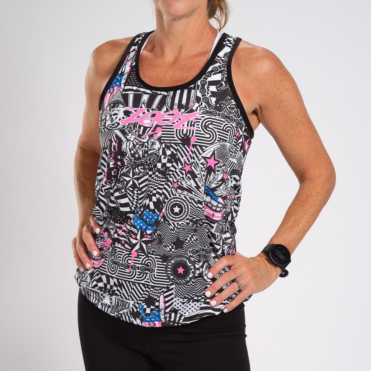 Womens LTD Run Singlet - American Rebel Zoot Sports Europe